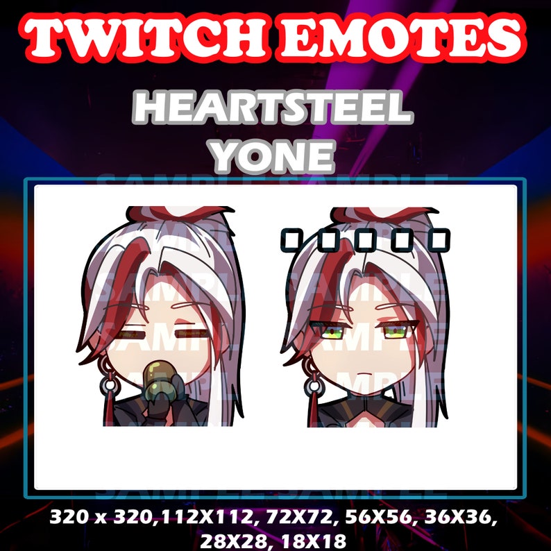 League of Legends Riot Games Heartsteel Skin Yone Cute Chibi Emotes ...