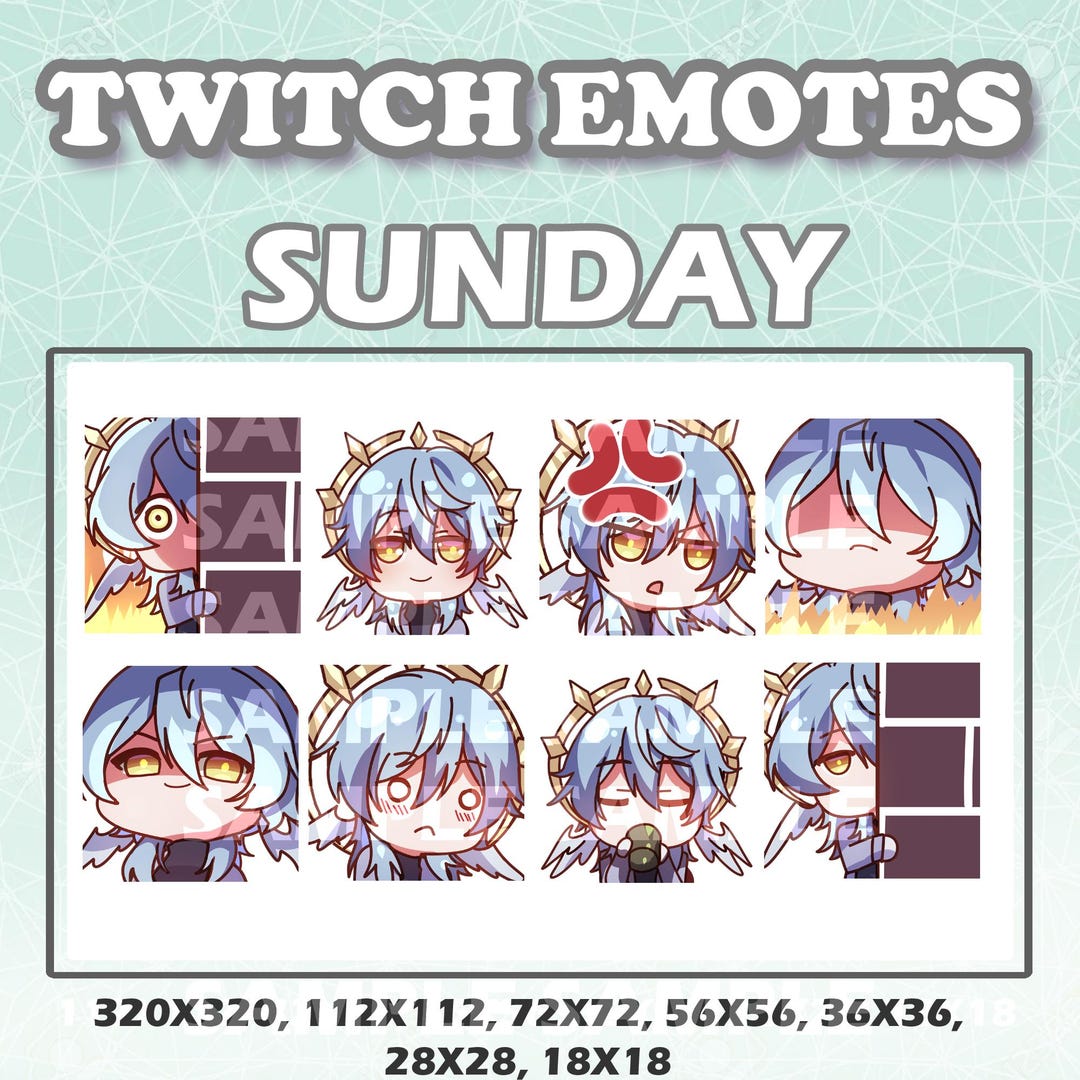 Cute Chibi Anime Game Guy Sunday From Honkai Star Rail Hoyoverse Game ...