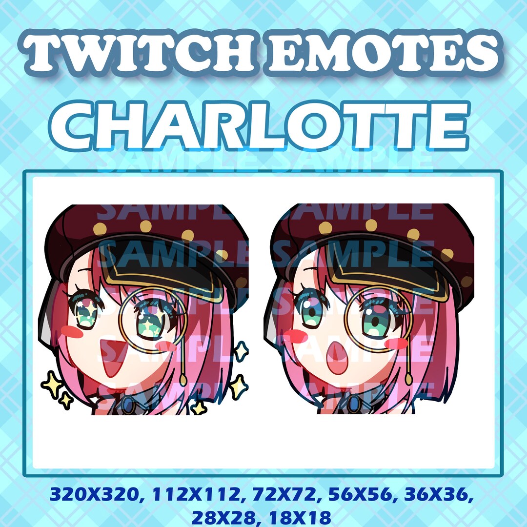 Cute Chibi Charlotte Cryo From Fontaine Emote Digital Sticker by ...