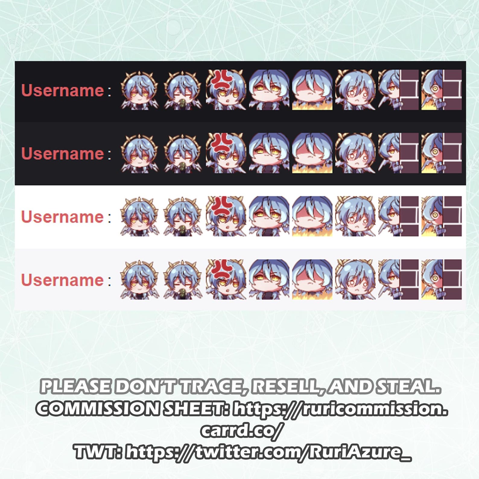 Cute Chibi Anime Game Guy Sunday From Honkai Star Rail Hoyoverse Game ...