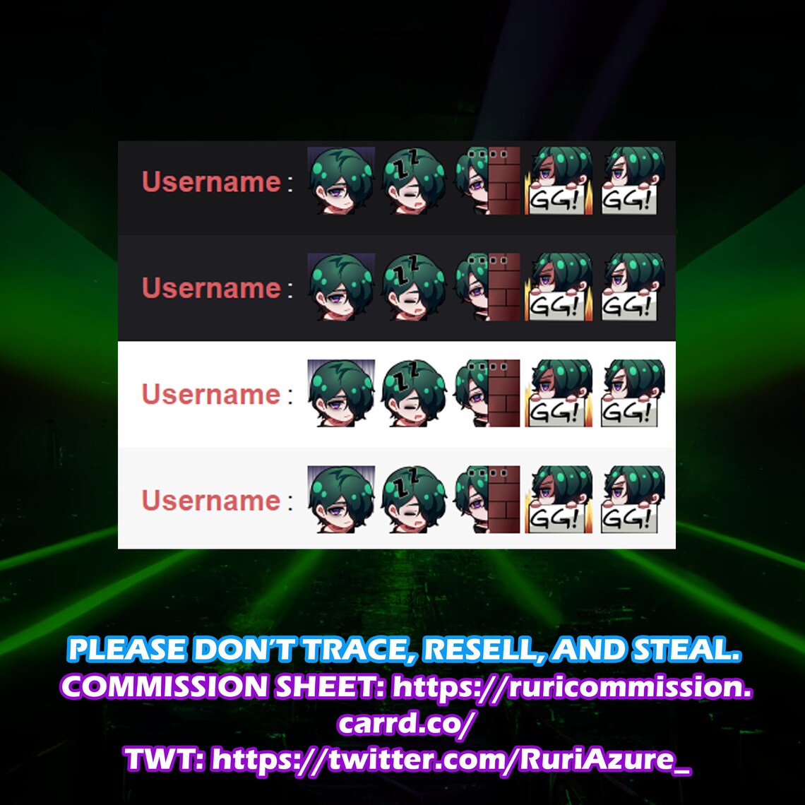 League of Legends Riot Games Champion Hwei Cute Chibi Emotes Digital ...