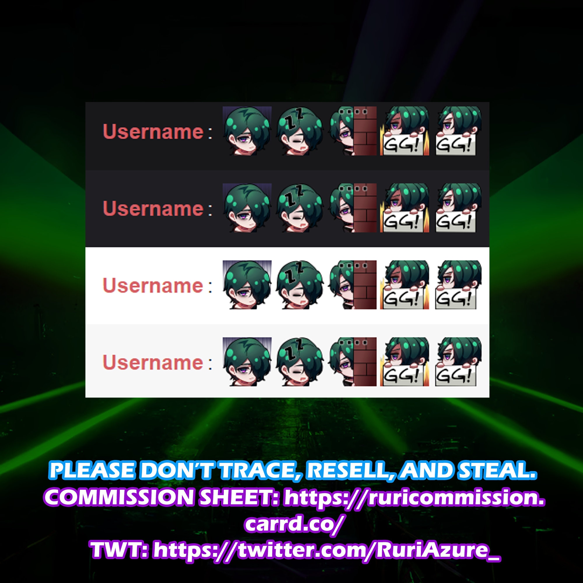 League of Legends Riot Games Champion Hwei Cute Chibi Emotes Digital ...