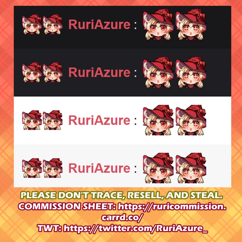 Cute Genshin Impact Game Chibi Emote Klee Blossoming Starlight Skin ...