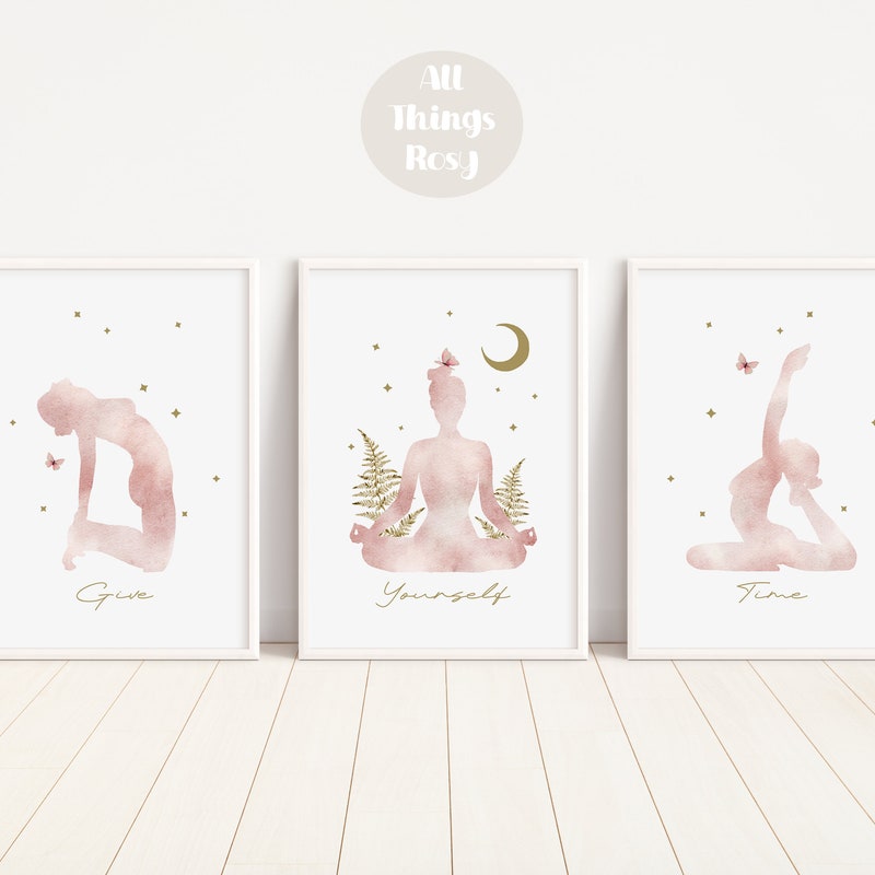 Yoga Print - Etsy