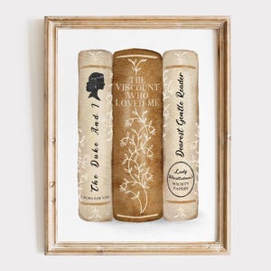 Bridgerton Print, Dearest Gentle Reader, Bookish Wall Art, Bridgerton ...