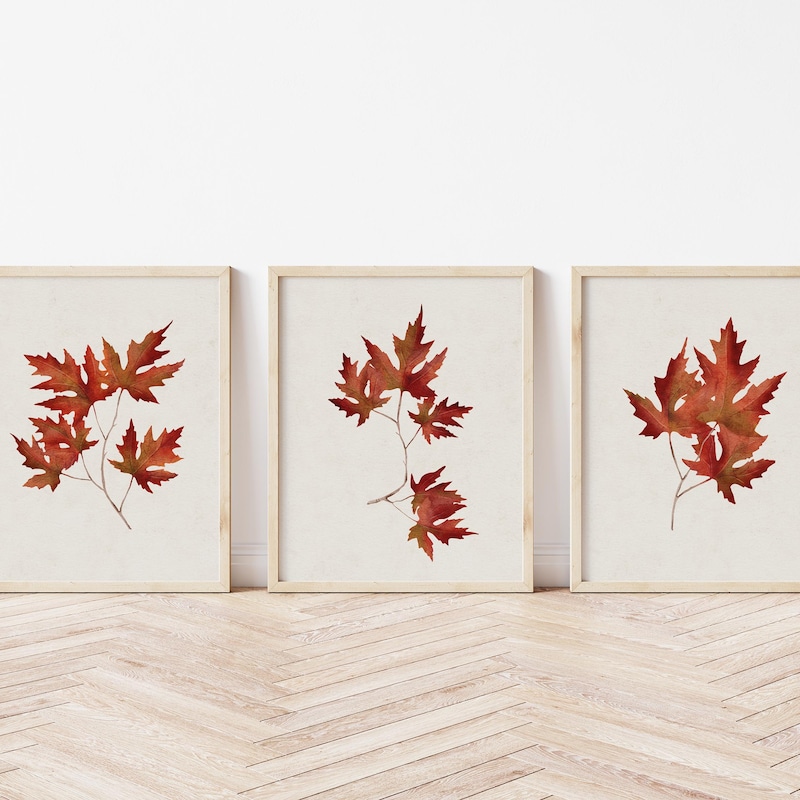 Maple Leaf Print - Etsy