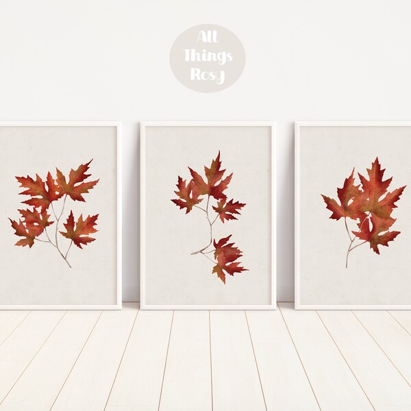 Maple Leaf Print - Etsy