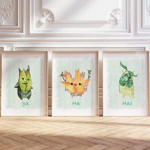 Whimsical Art Print Set: Koroks Ya Ha Ha Set of 3 Wall Prints - Etsy