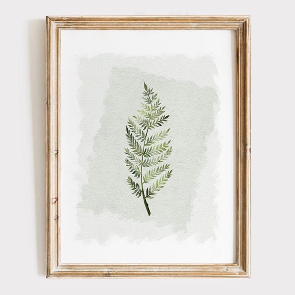 Fern Print - Etsy UK