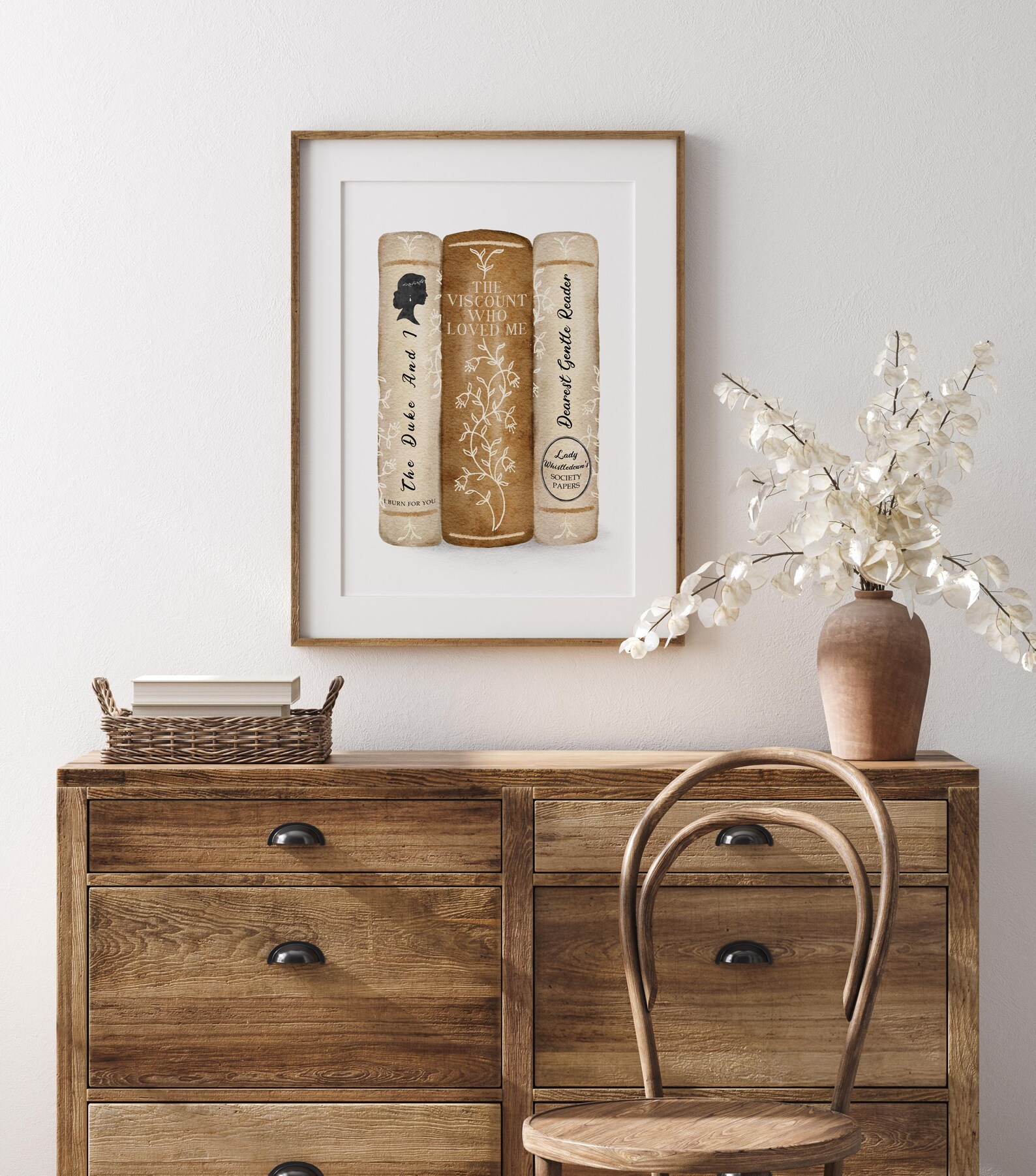 Bridgerton Print, Dearest Gentle Reader, Bookish Wall Art, Bridgerton ...