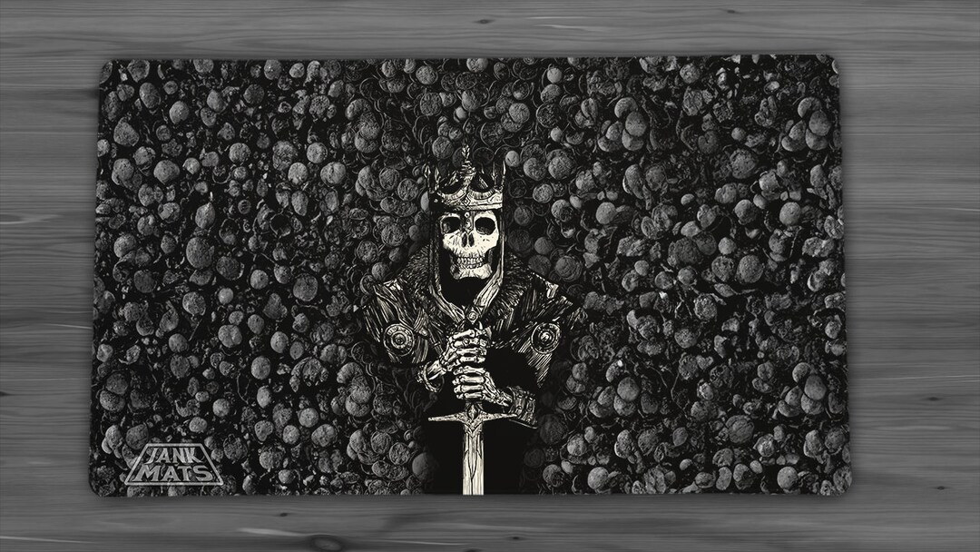 Skull King Playmat 24x14 in Treasure Premium Stitched MTG Playmat - Etsy