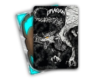 5 Copy Dragon Themed Tokens for Magic the Gathering - Etsy