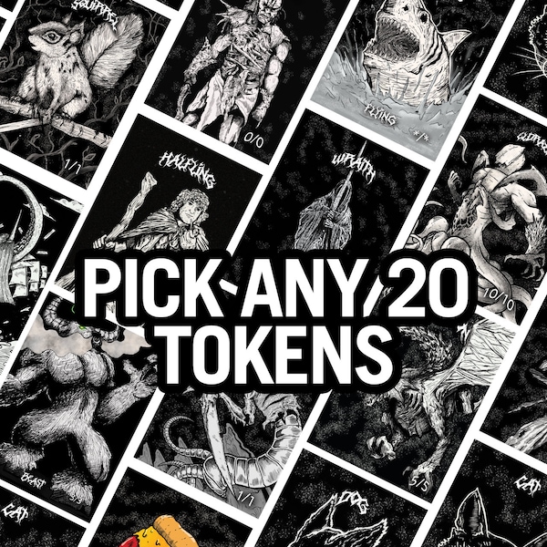 Boo Token Mtg - Etsy