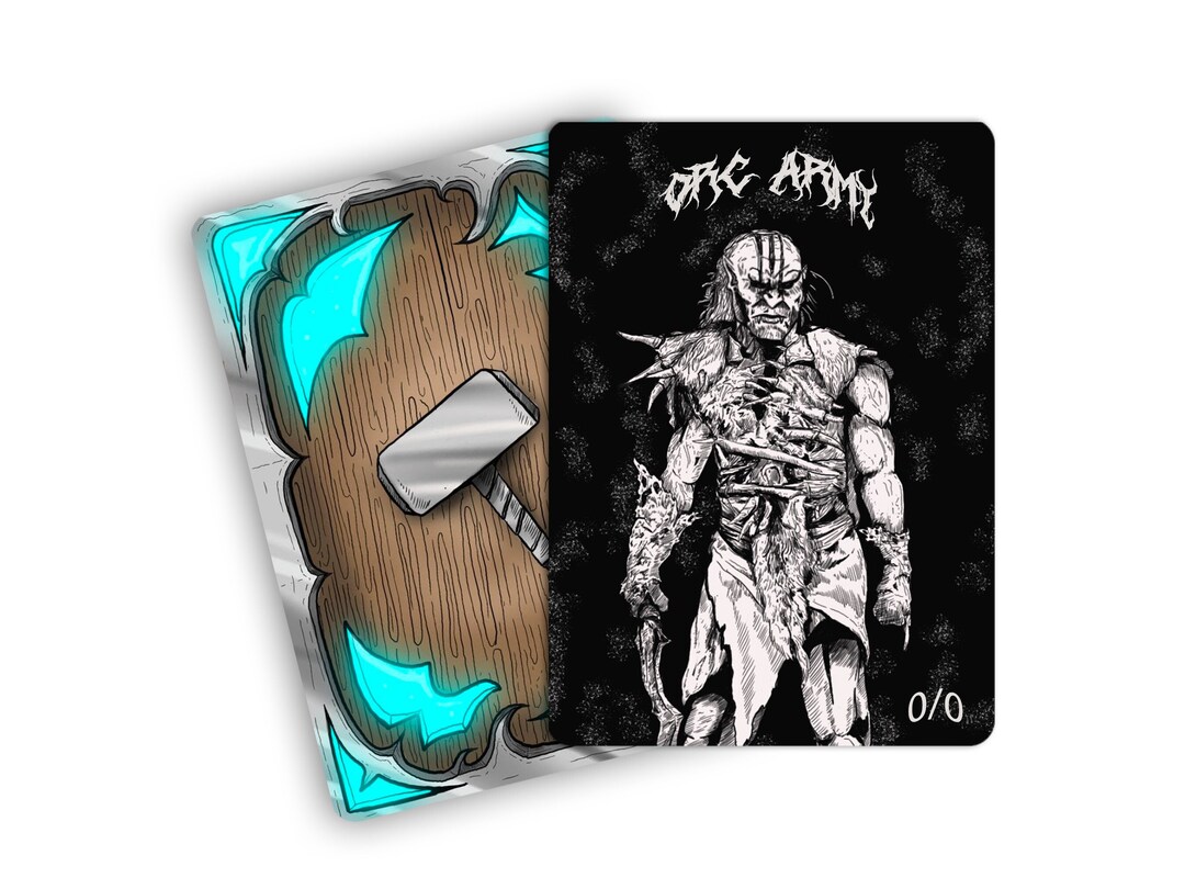 Orc Army Tokens/ Set of 5 / Amas Orcs /token for the Lord of the Rings ...