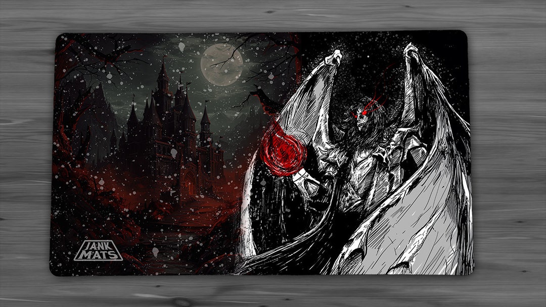 Vampire Playmat 24x14 in MTG Vampire Demon Ixalan MTG TCG Playmat ...