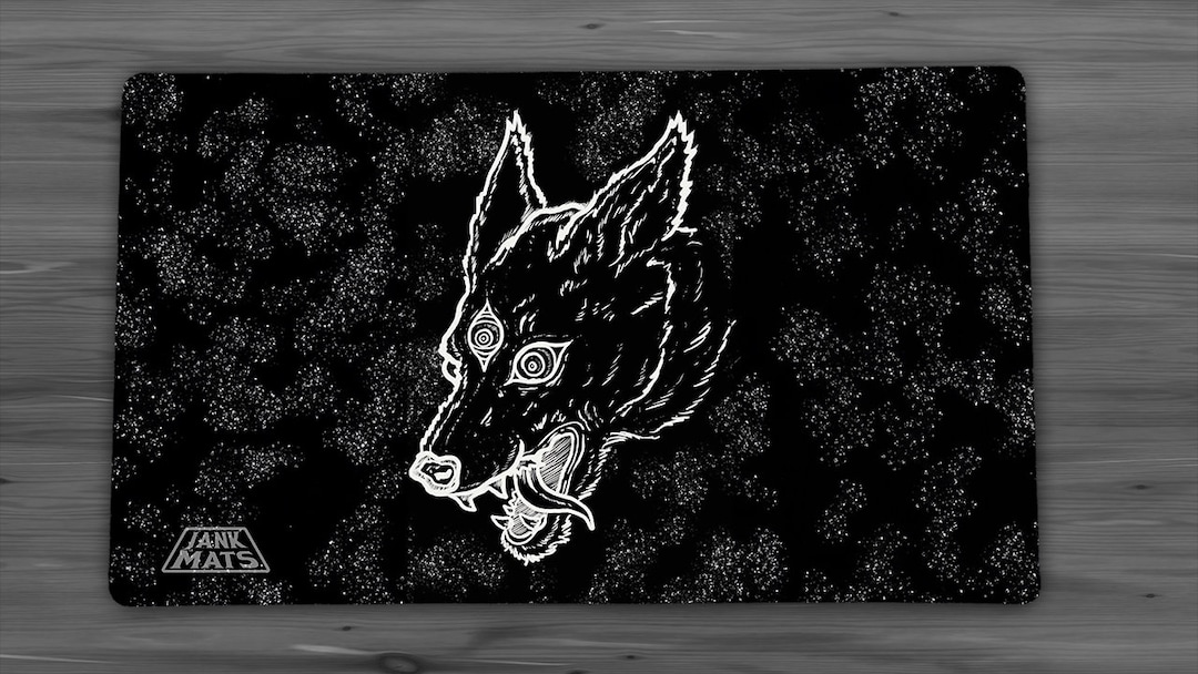 Dog Playmat 24x14 in MTG Dog MTG TCG Playmat Premium - Etsy