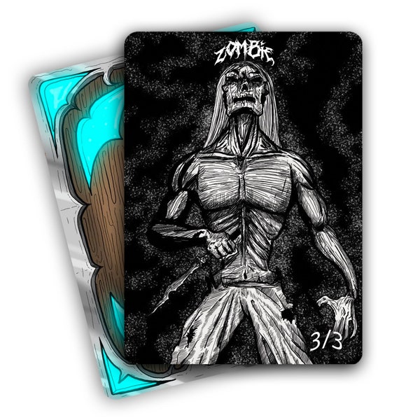 Mtg Zombie Tokens - Etsy