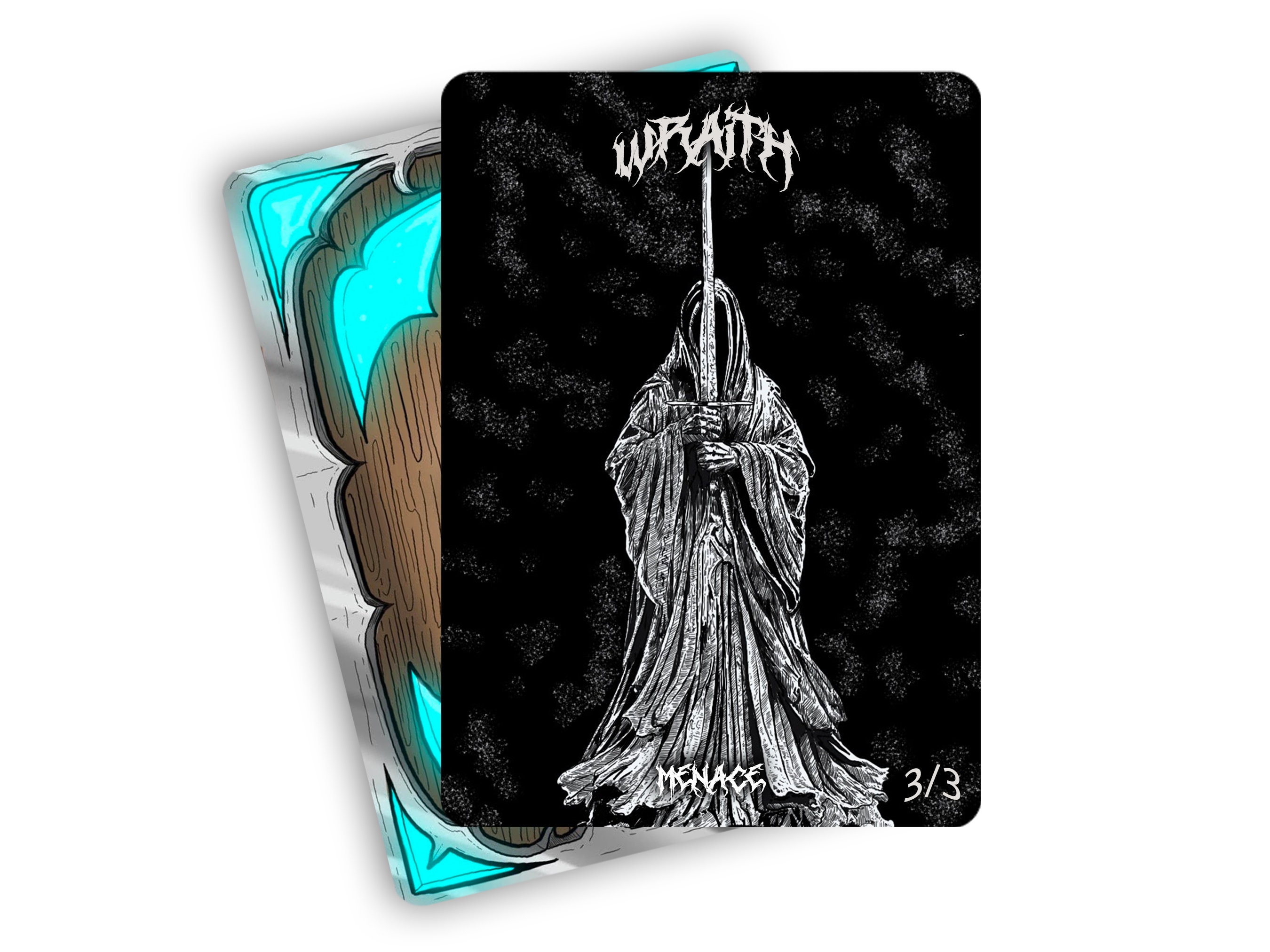 Wraith Token set of 5 / Lord of the Rings Sauron Wraith Token for Magic ...