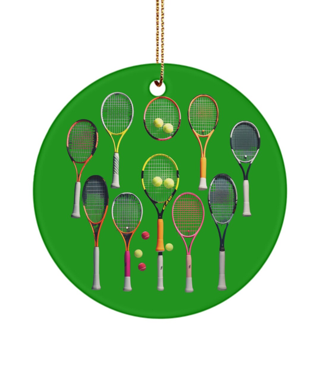 Tennis Ornament, Tennis Christmas Ornament, Gift for Tennis Coach ...