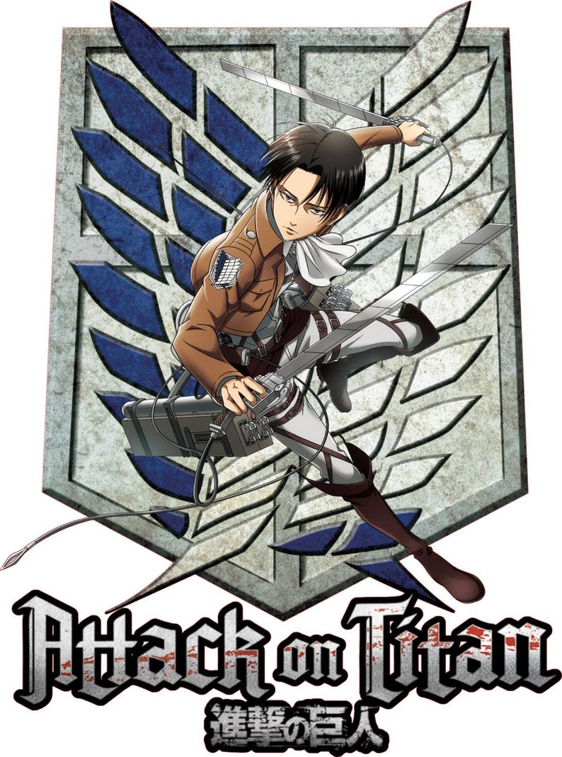 Levi Ackerman Attack on Titan Survey Corps Anime AOT Transparent ...