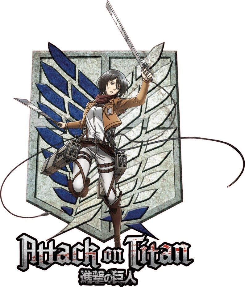 Mikasa Ackerman Attack on Titan Survey Corps Anime AOT Transparent ...