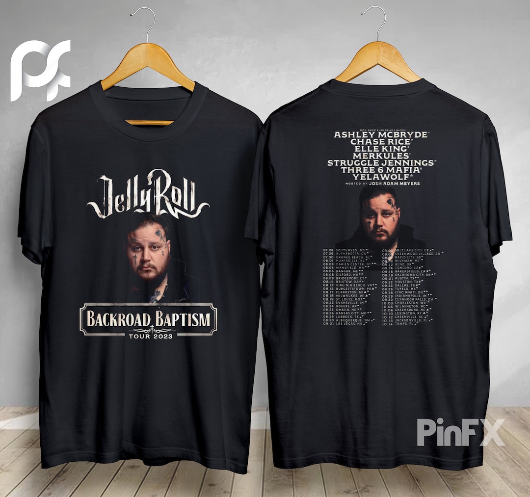 Jelly Roll Backroad Baptism Concert Tour 2023 Shirt Jelly - Etsy