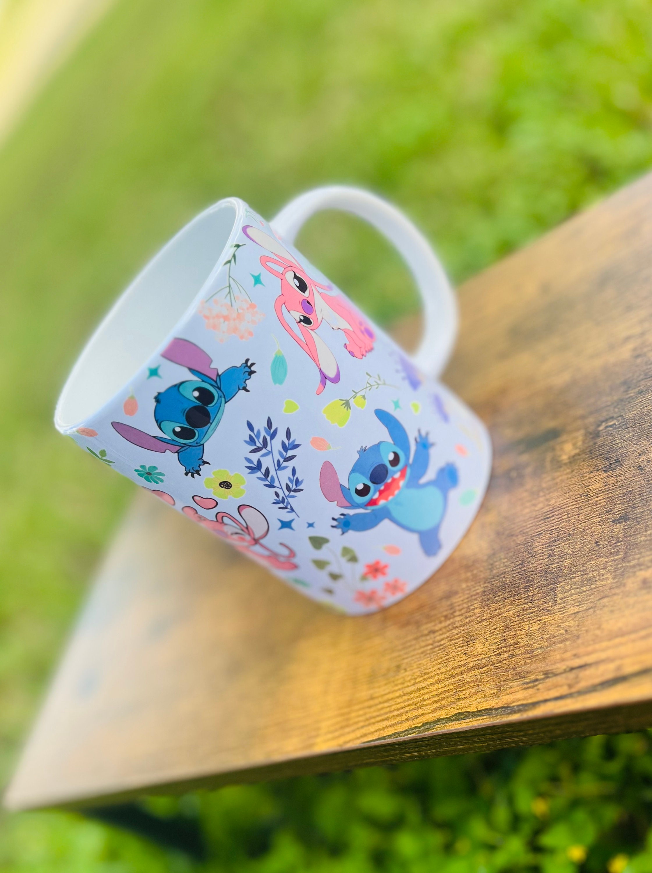 Stitch & Angel Mug - Etsy