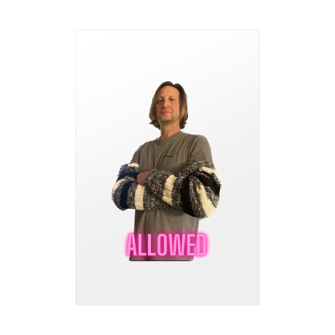 Tony Hawk is Allowed - the Poster - Etsy