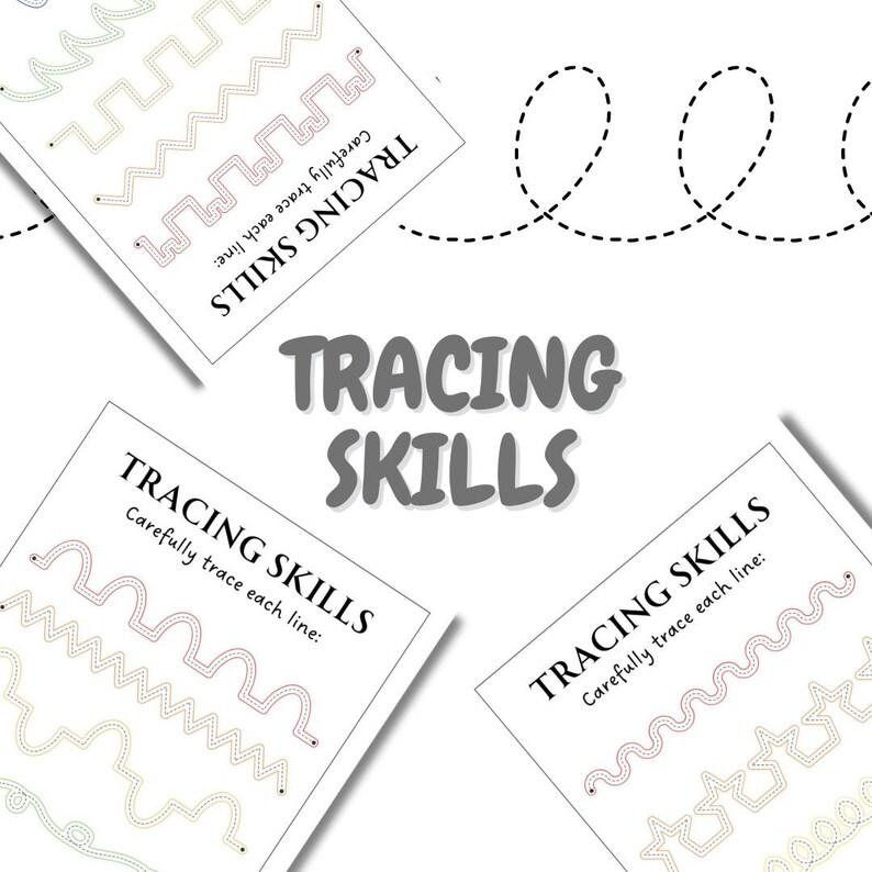 Preschool Line Tracing Worksheets, Lines Trace Pages Printable ...