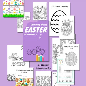 20 Easter Colouring Pages for Kids, Easter Coloring Pages, Easter ...