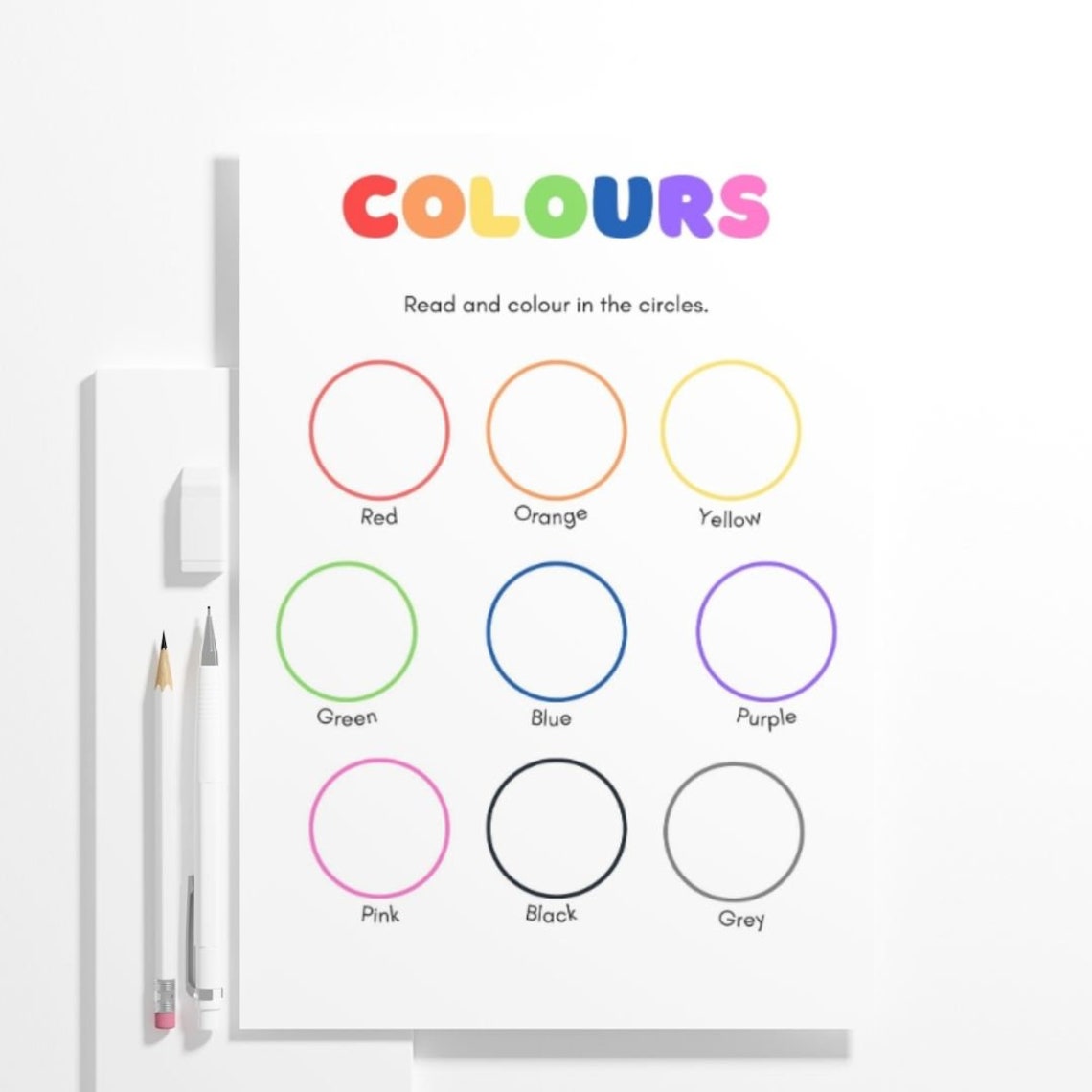 Preschool Colour of the Week - Learn Colours -pre-gameboy Color ...