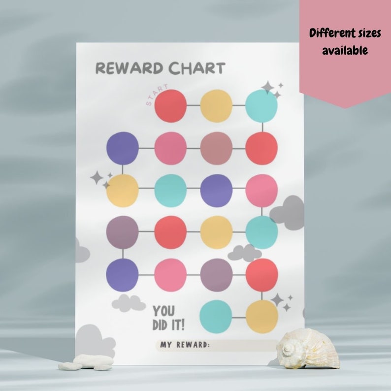 REWARD CHART - Toddler Reward Chart - Reward Chart Printable - Kids ...