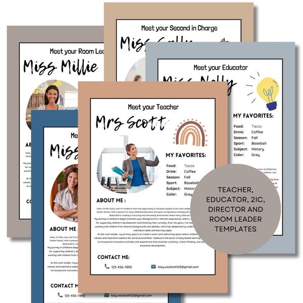 Meet the Leader Template - Etsy