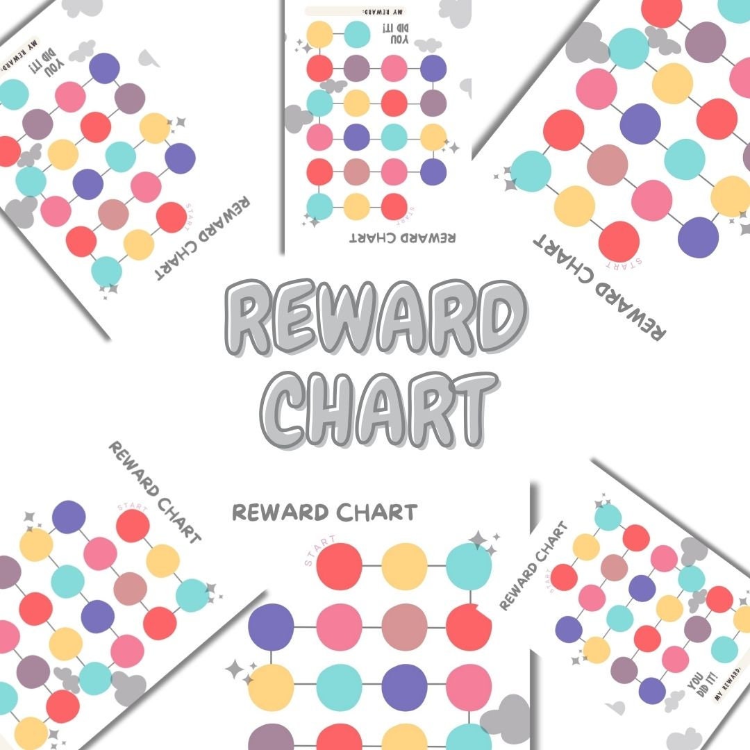 REWARD CHART - Toddler Reward Chart - Reward Chart Printable - Kids ...