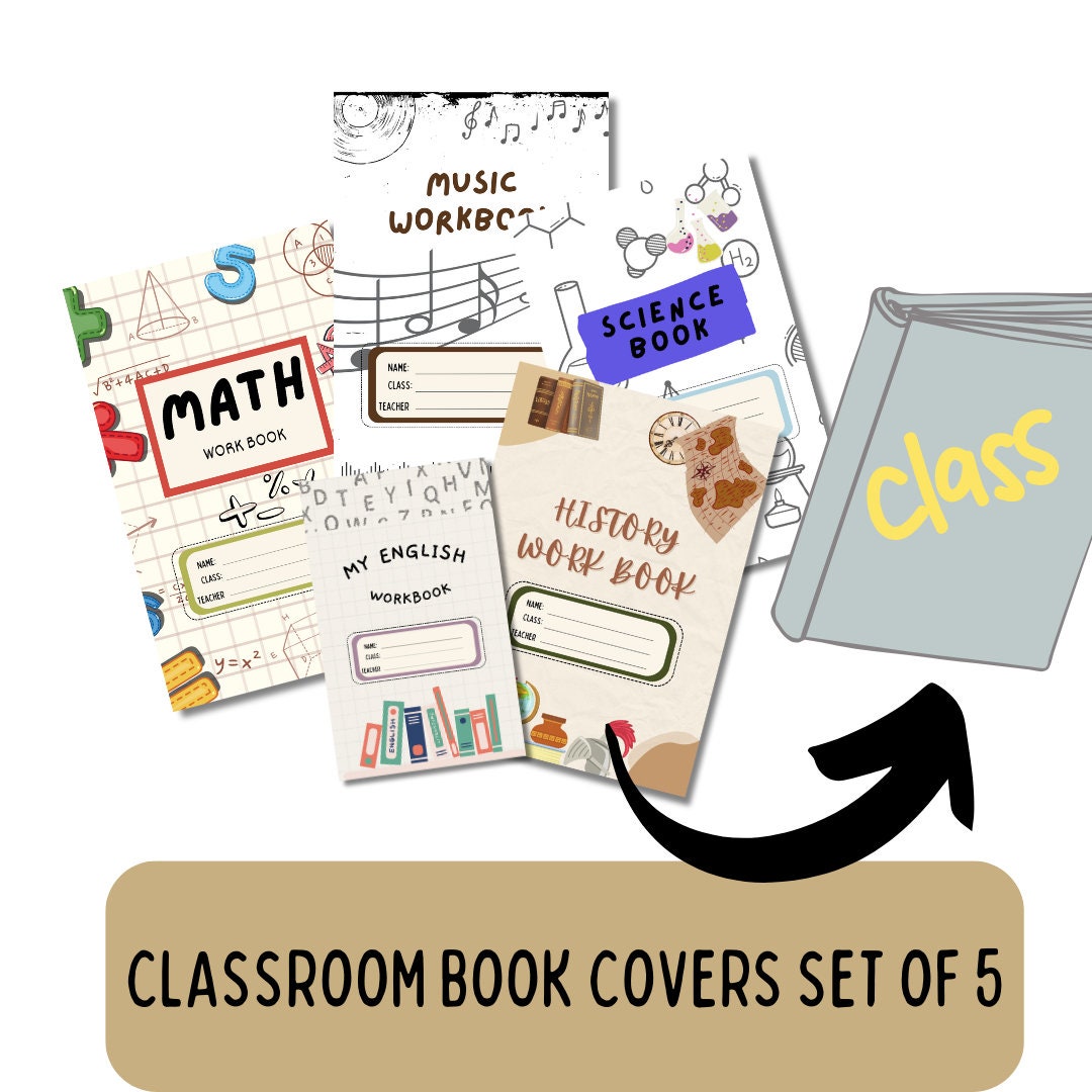 CLASSROOM - Book Covers - Book Themes - English - Science - Maths ...