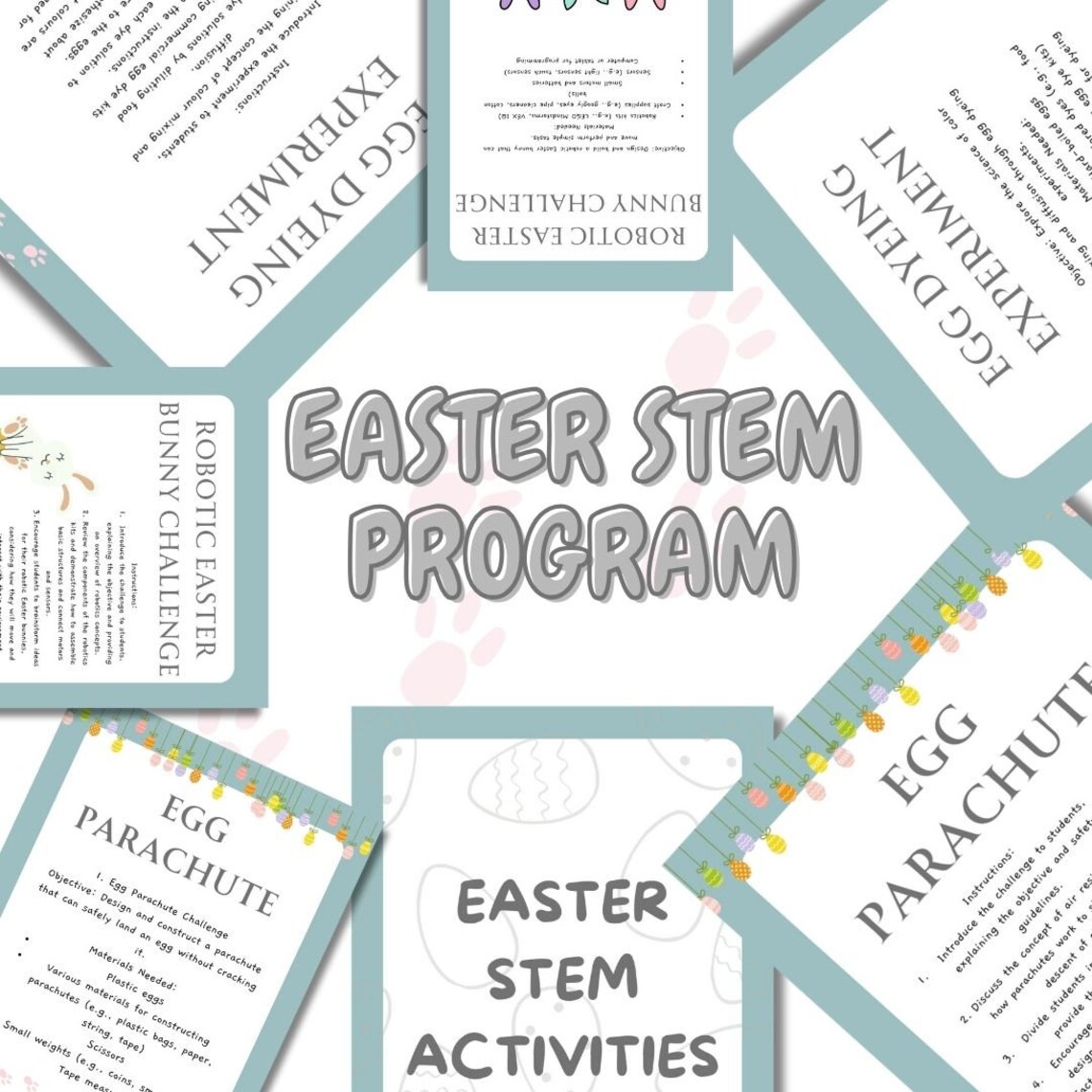 EASTER - STEM - Easter Program - Easter Lessons - Easter Science ...