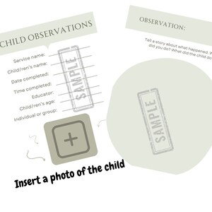 Learning Story Observation Template Early Years Custom Observational ...