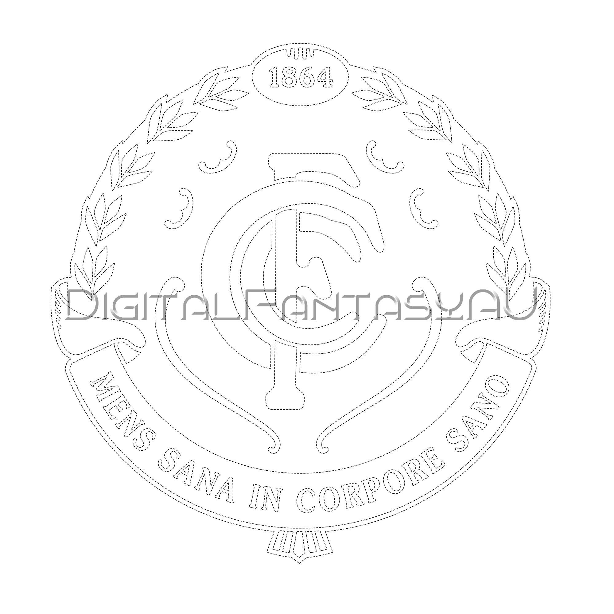 AFL SVG Carlton Logo Vector File Digital Download Laser Cut - Etsy ...