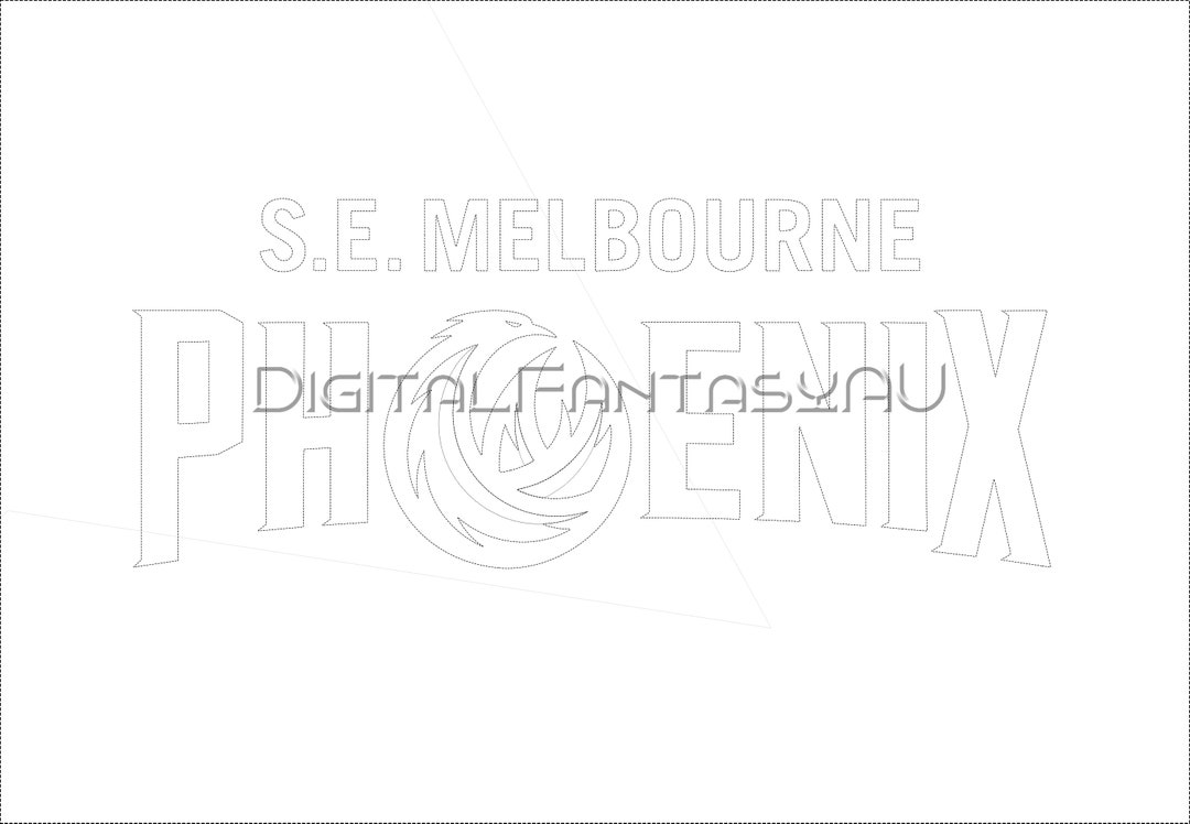 NBL SVG S.E. Melbourne Phoenix Basketball Logo Vector File Digital ...