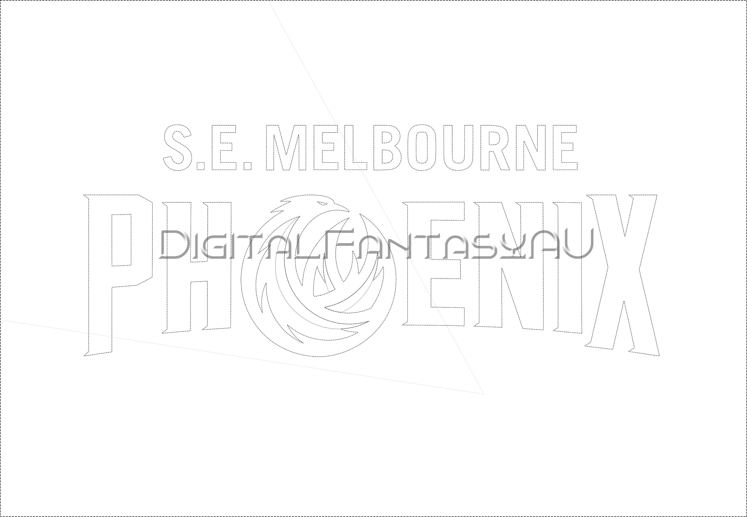 NBL SVG S.E. Melbourne Phoenix Basketball Logo Vector File Digital ...