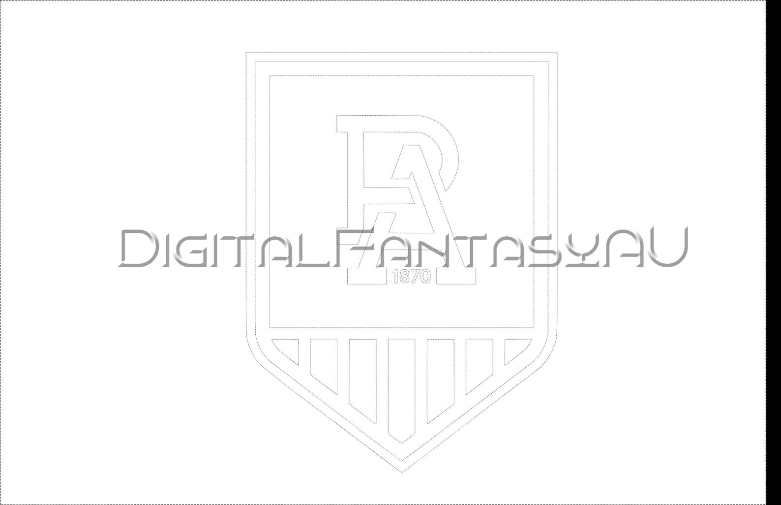 AFL SVG Port Adelaide FC Logo Vector File Digital Download Laser Cut ...