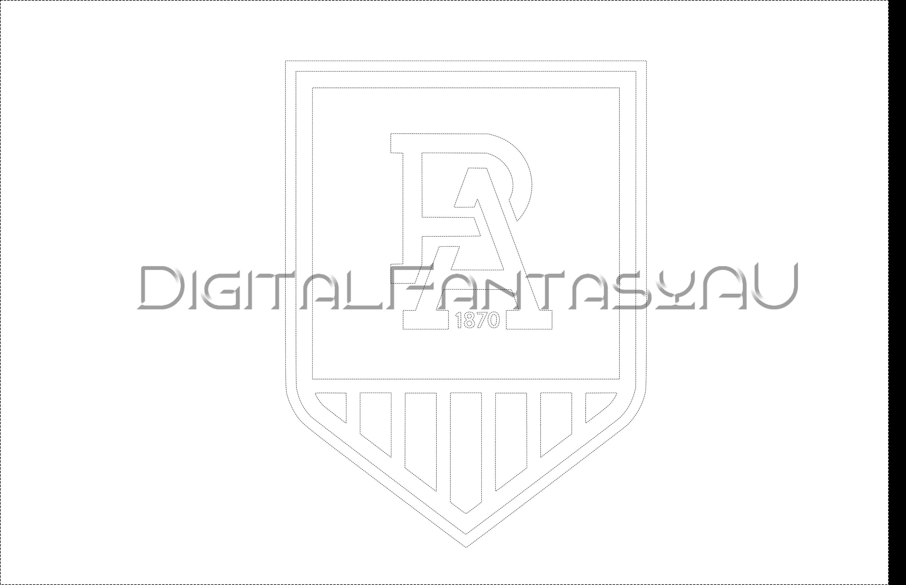 AFL SVG Port Adelaide FC Logo Vector File Digital Download Laser Cut ...