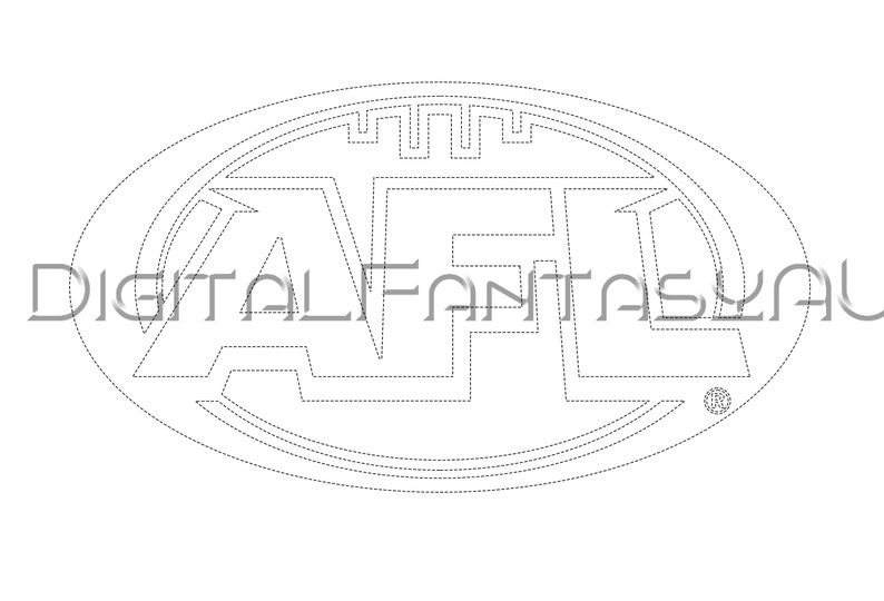 AFL SVG Logo Vector File Digital Download Laser Cut - Etsy Australia