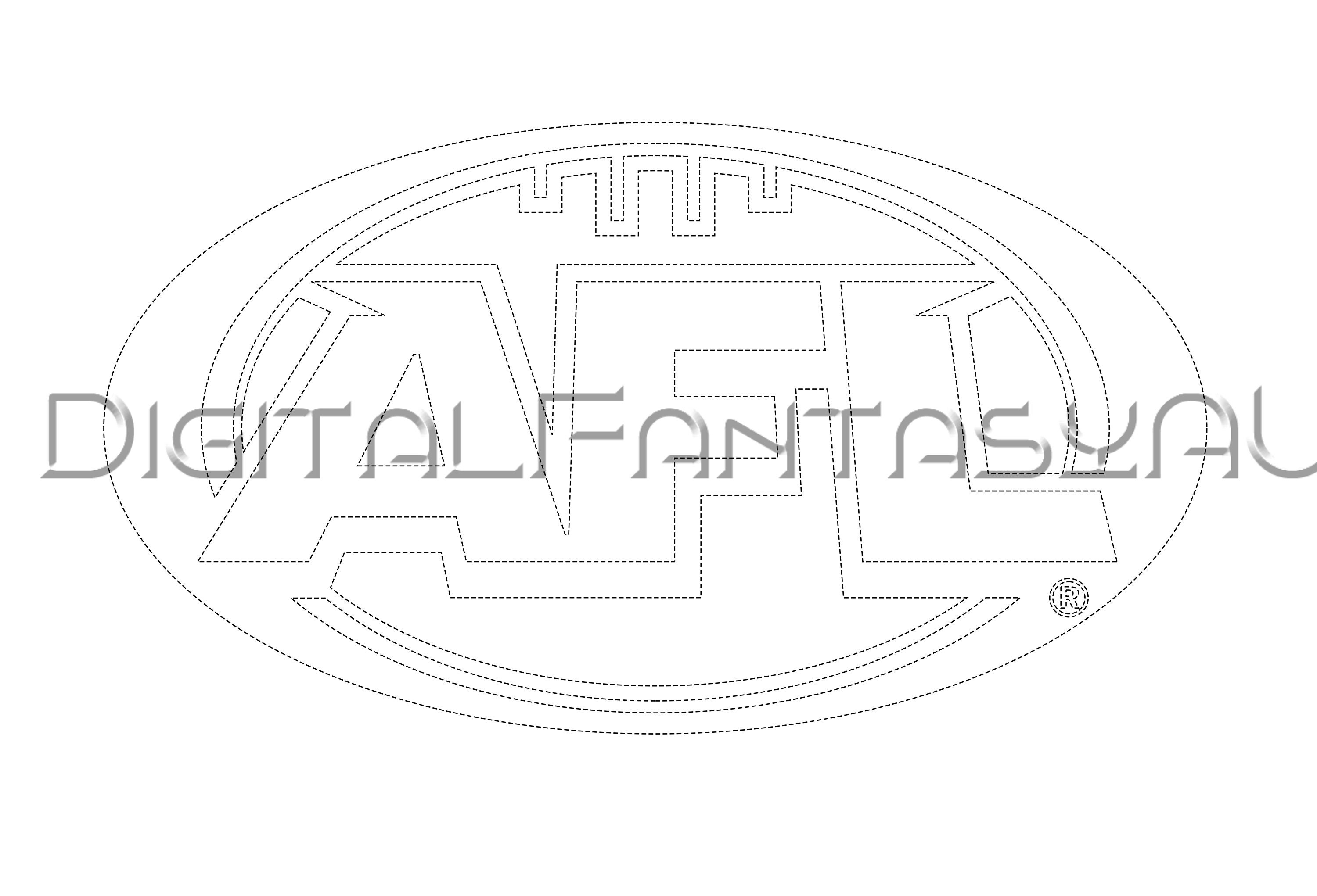 AFL SVG Logo Vector File Digital Download Laser Cut - Etsy Australia