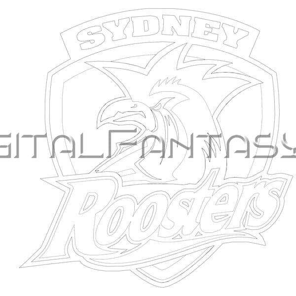 Sydney Roosters Svg - Etsy Australia