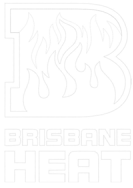 Buy Big Bash Cricket SVG Brisbane Heat Logo Split Colour Vector File ...
