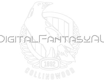 AFL SVG Adelaide Crows Logo Vektor Datei Digital Download Laser Cut ...