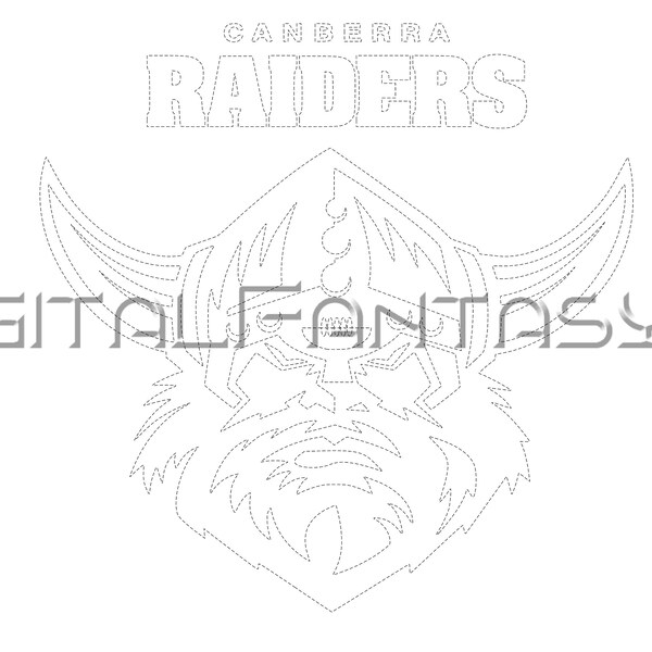 Raiders Laser Cut File - Etsy