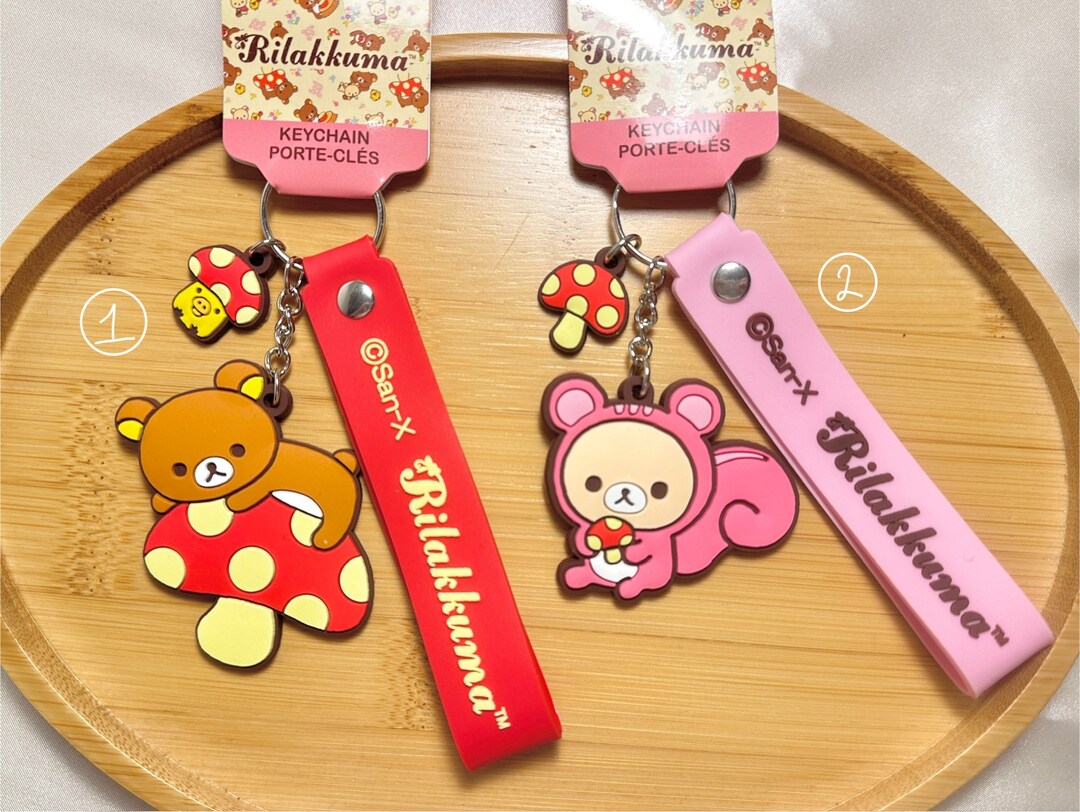 Rilakkuma & Korilakkuma Keychains - Etsy