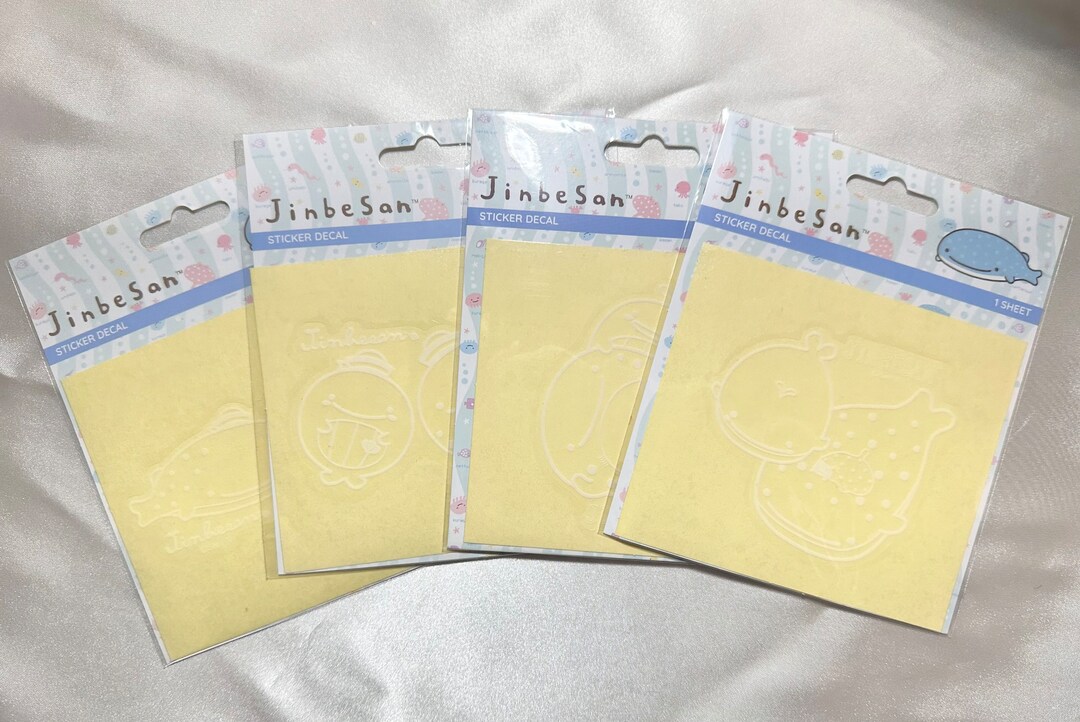 Jinbesan Sticker Decal white - Etsy